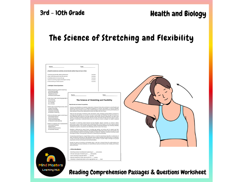 The Science of Stretching and Flexibility Reading Comprehension ...