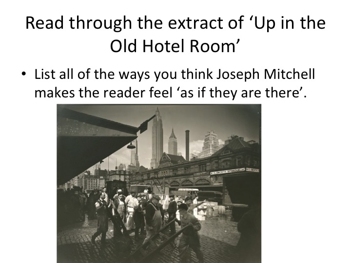 Writing To Describe GCSE English Language And Non Fiction Analysis Of
