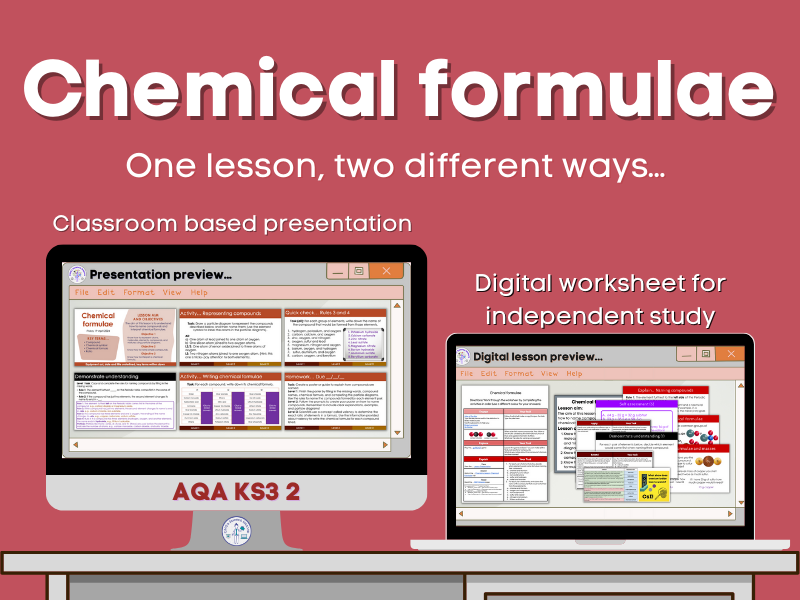 Chemical formulae Lesson bundle | Teaching Resources