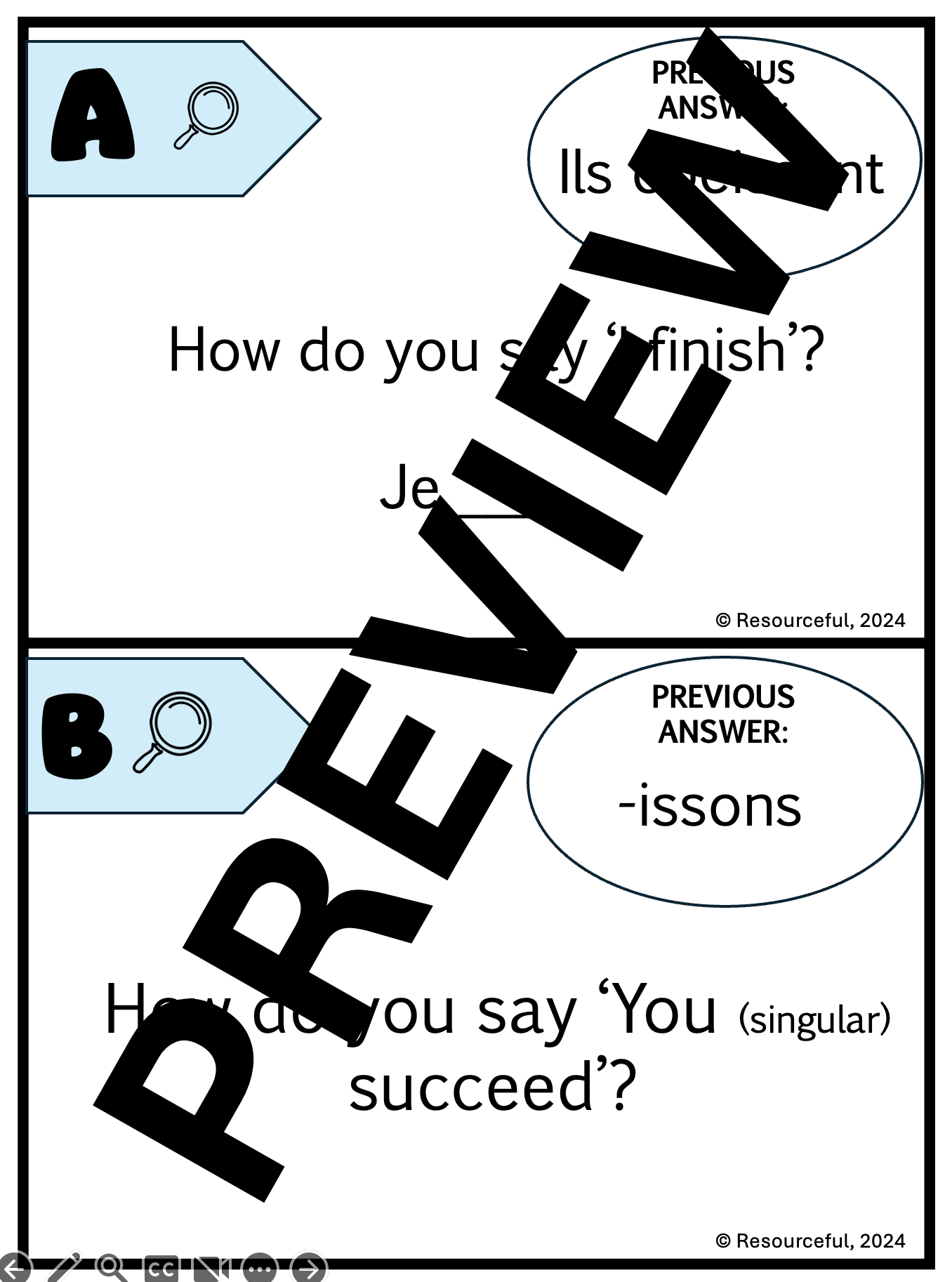 French Present Tense IR Verbs Scavenger Hunt Classroom Activity ...