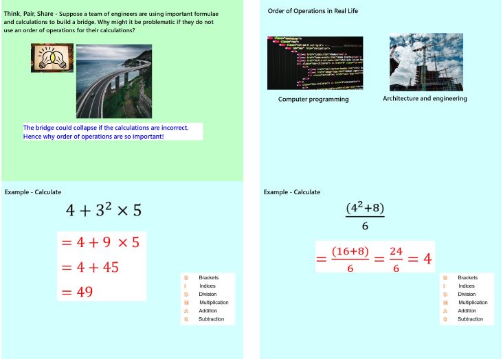 BIDMAS Order of Operations - Maths GCSE Foundation PowerPoint ...