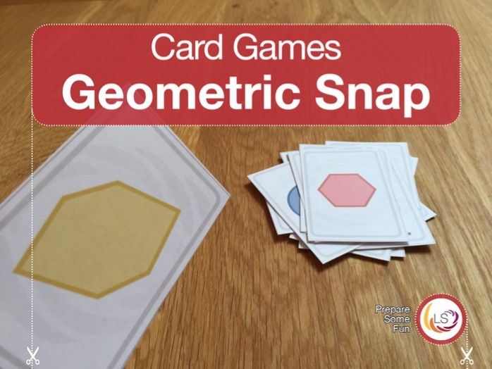 Shapes Snap Card Game by LittleStreams | Teaching Resources