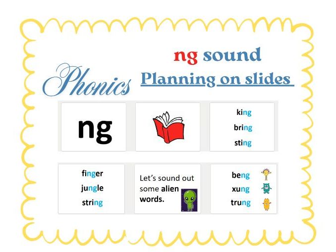 Year 1 Phonics Sound ng Full Lesson | Teaching Resources