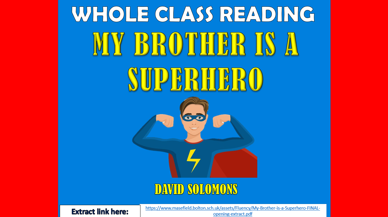 My Brother is a Superhero - Whole Class Reading Session! | Teaching ...