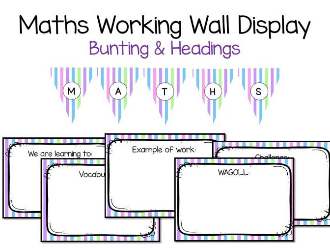 Maths Working Wall -focus- reasoning | Teaching Resources