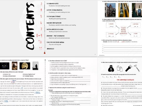 Mysterious Stories reading Vocab And Grammar Teaching Resources mysterious-stories-reading-vocab-and-grammar-teaching-resources
