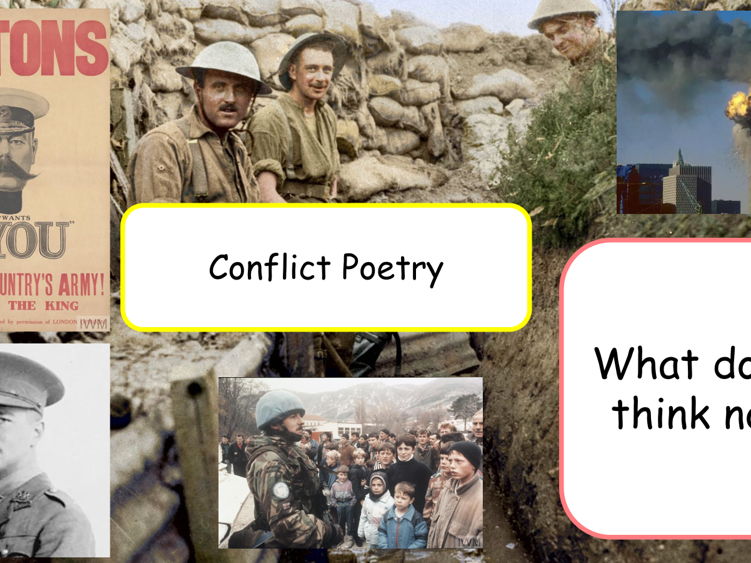 Conflict Poetry | Teaching Resources