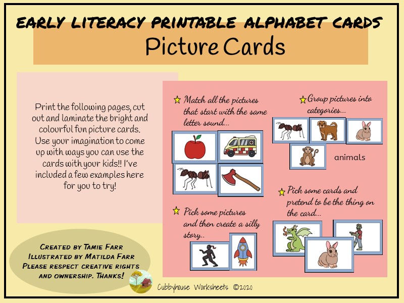 Pre Kindergarten Alphabet Cards Teaching Resources Pre Kindergarten Alphabet Cards Teaching Resources