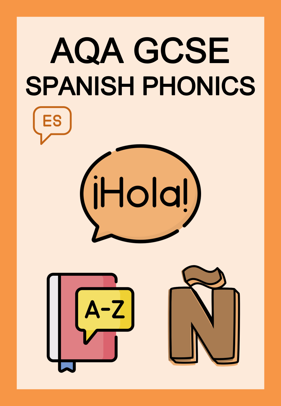 2024 AQA GCSE Spanish - PHONICS BOOKLET (Dictation and Reading Aloud ...