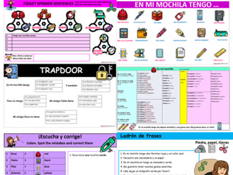 En mi mochila - In my backpack | Teaching Resources