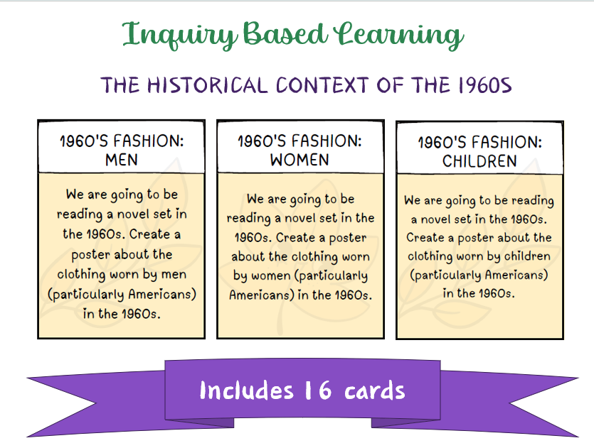 10 English – Researching the 1960s – Contextualising 'The Outsiders ...