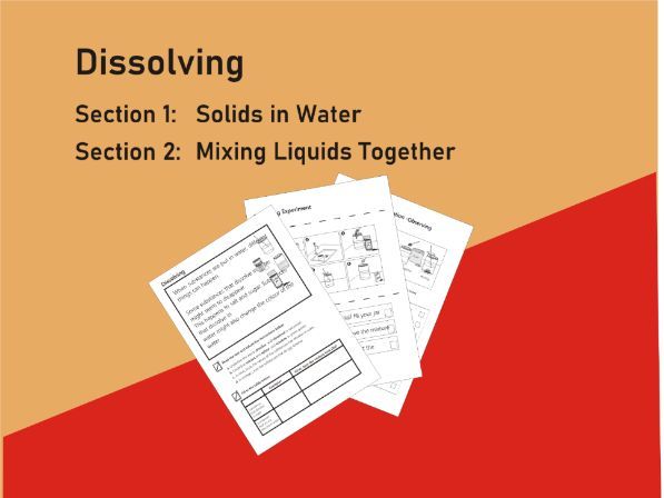 Dissolving | Teaching Resources