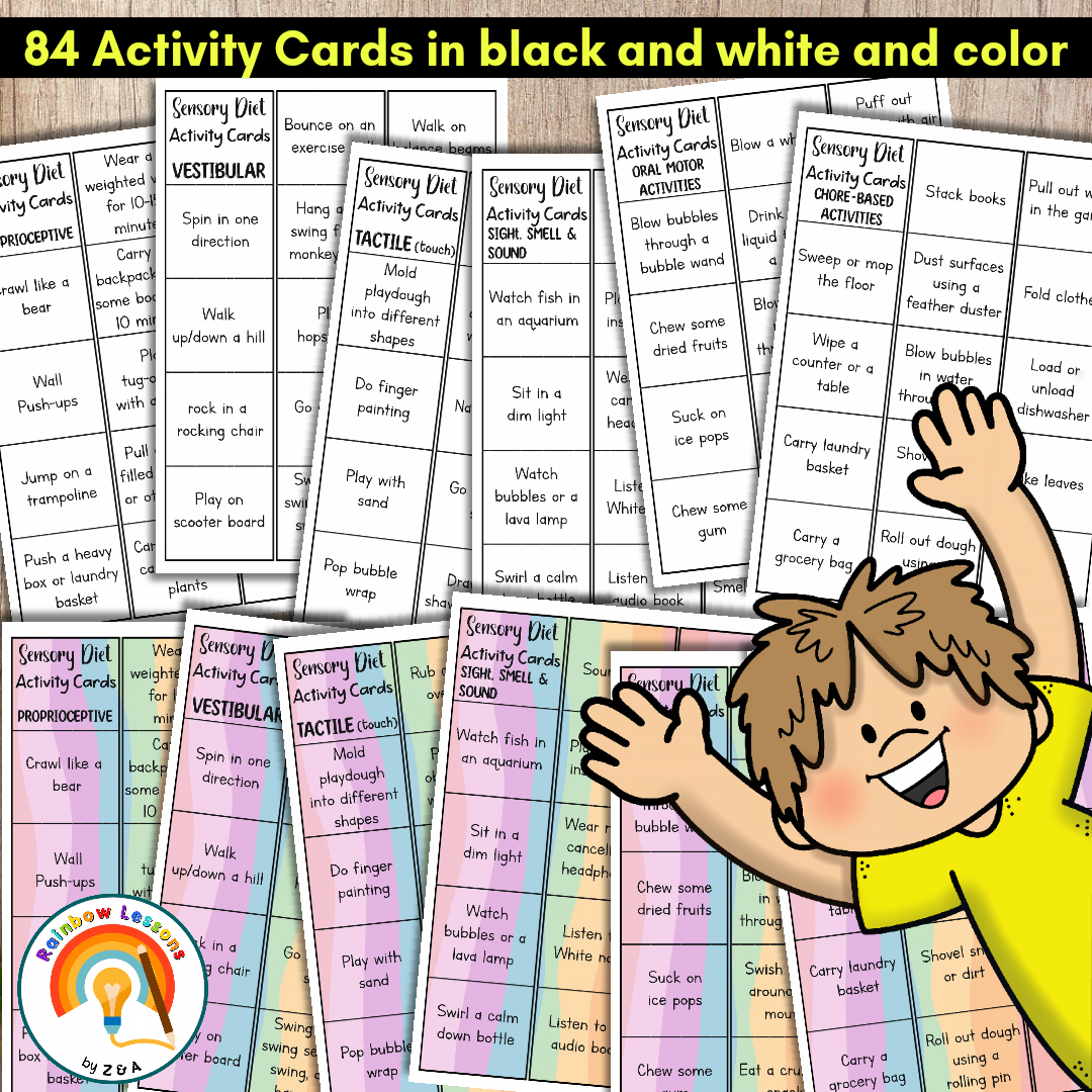 Sensory Diet Activities For Self Regulation | Special Ed | Occupational ...