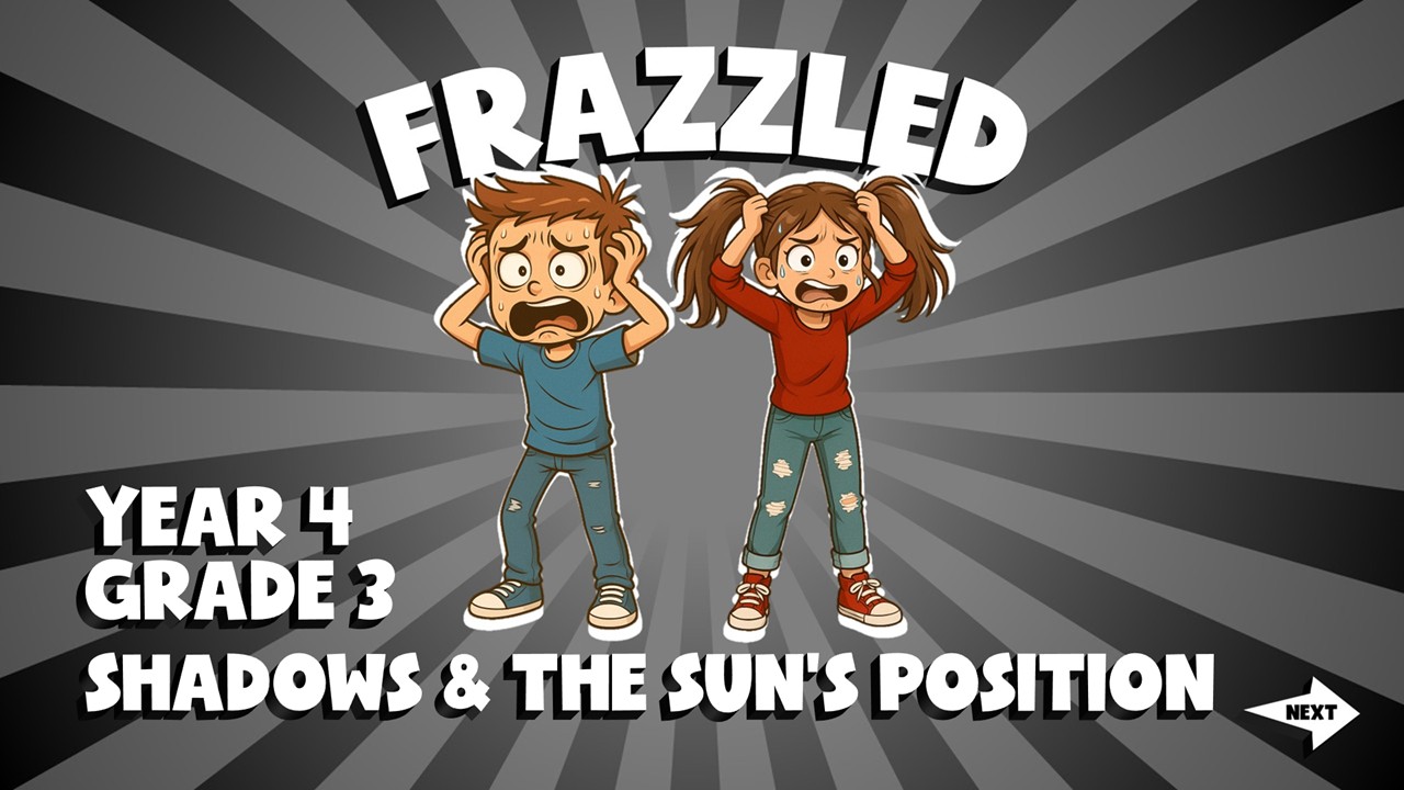 Shadows & the Sun’s Position FRAZZLED Science Game | No-Prep Year 4 ...