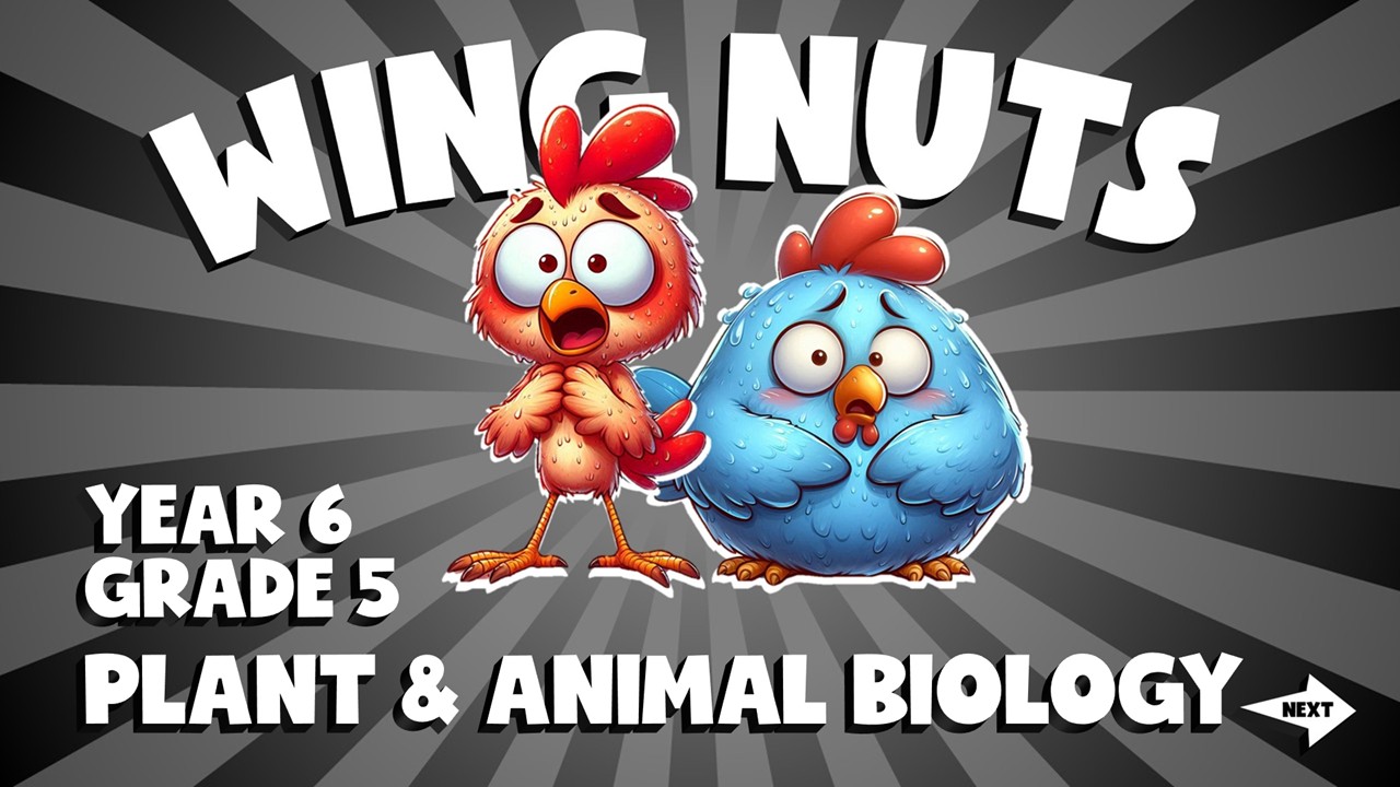 Plant & Animal Biology WING NUTS Science Game | No-Prep Year 6 Review ...