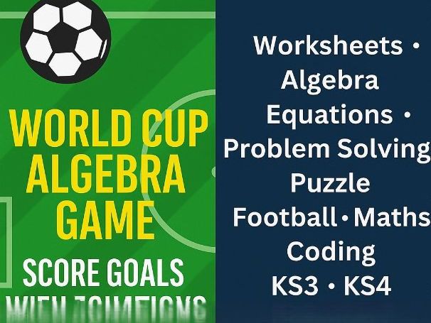 Football Algebra Interactive Game End of year | Teaching Resources