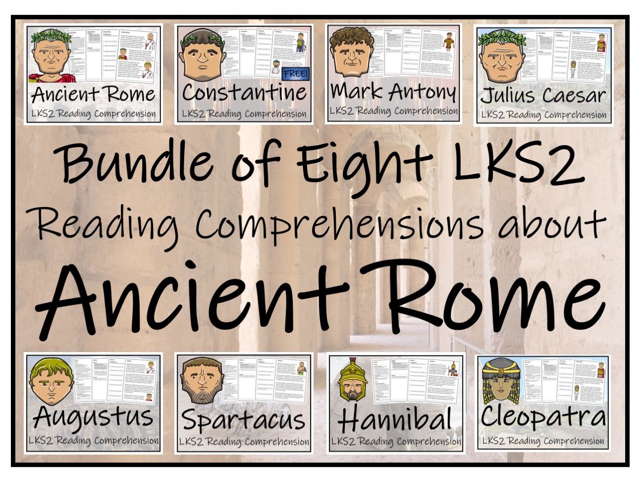LKS2 Ancient Rome Reading Comprehension Bundle | Teaching Resources