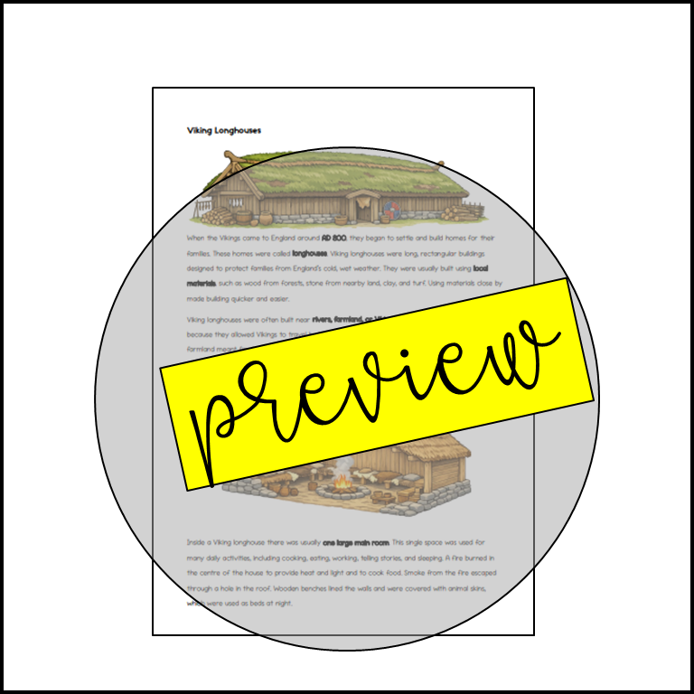 Viking Longhouses | Viking Homes KS2 History Lesson & Activities ...