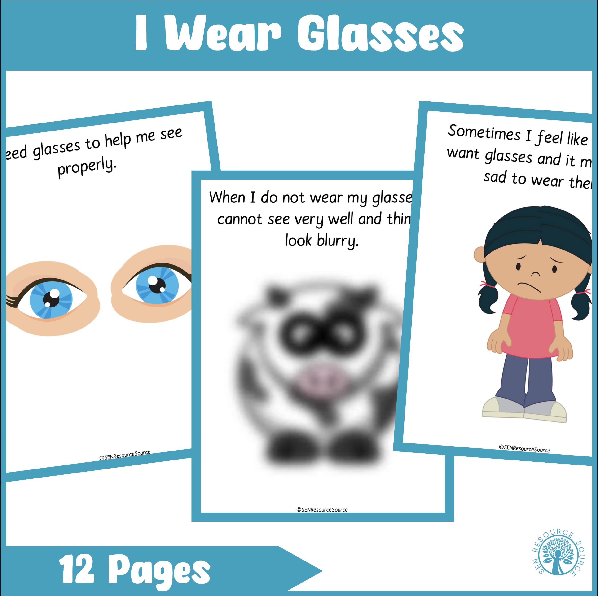I Wear Glasses Social Story | Teaching Resources