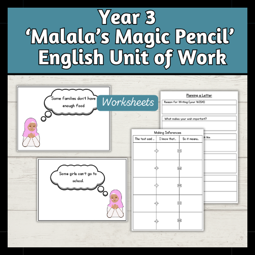 'Malala's Magic Pencil' Year 3 English Lesson Planning and Resources ...