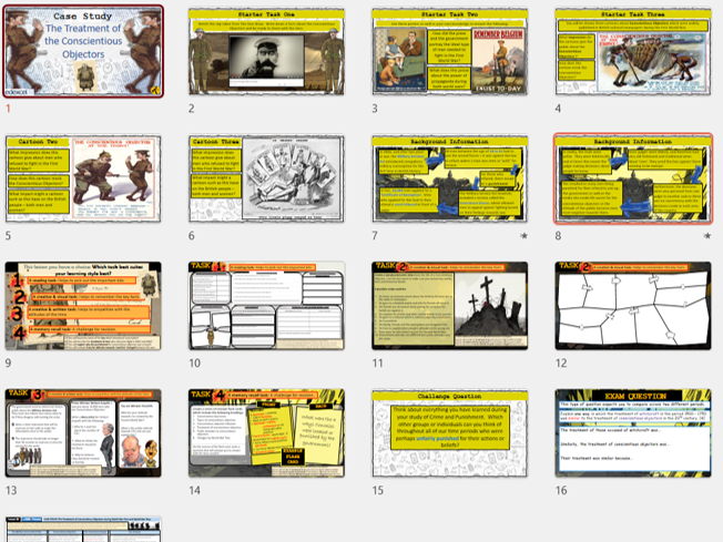 GCSE History Edexcel: Crime & Punishment Unit 4 Bundle (Lessons 22-28 ...