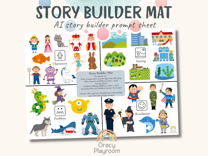 Story Builder Mat - Talk Toolkit style | Teaching Resources