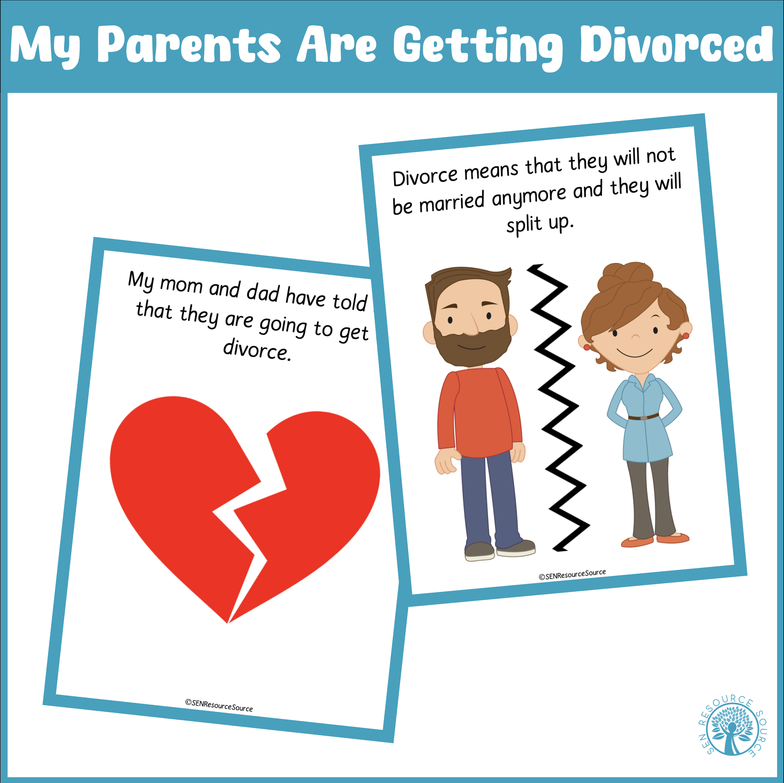 My Parents Are Getting Divorced Social Story | Teaching Resources