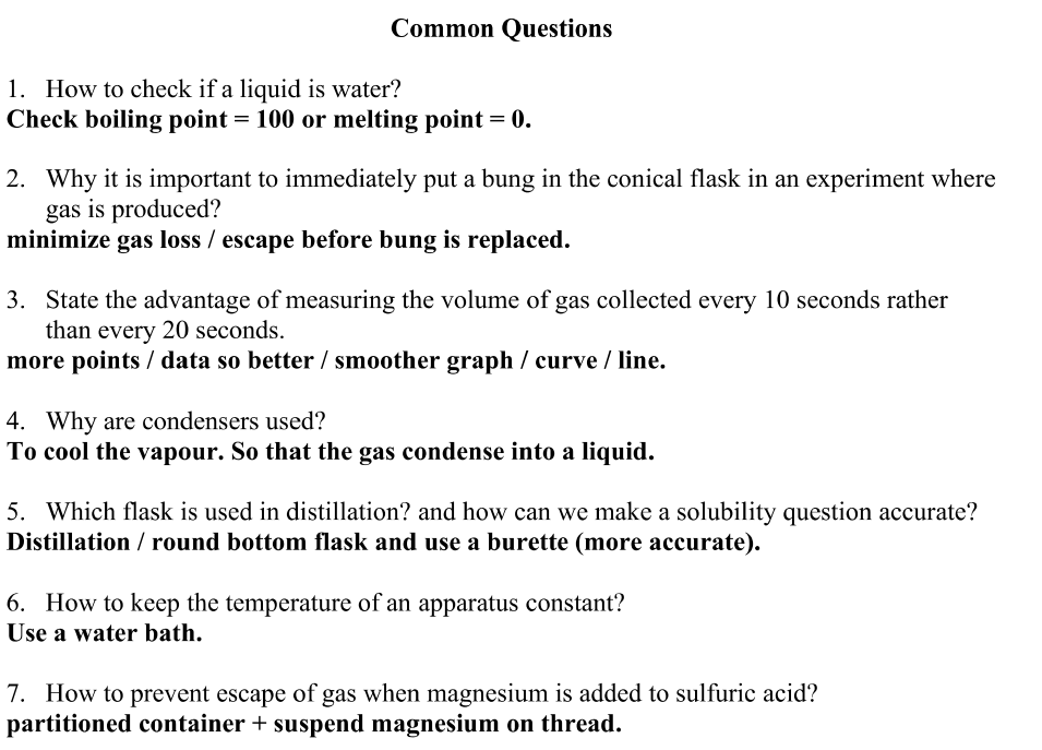 CIE IGCSE Chemistry 0620 Notes Theory + Practicals | Teaching Resources