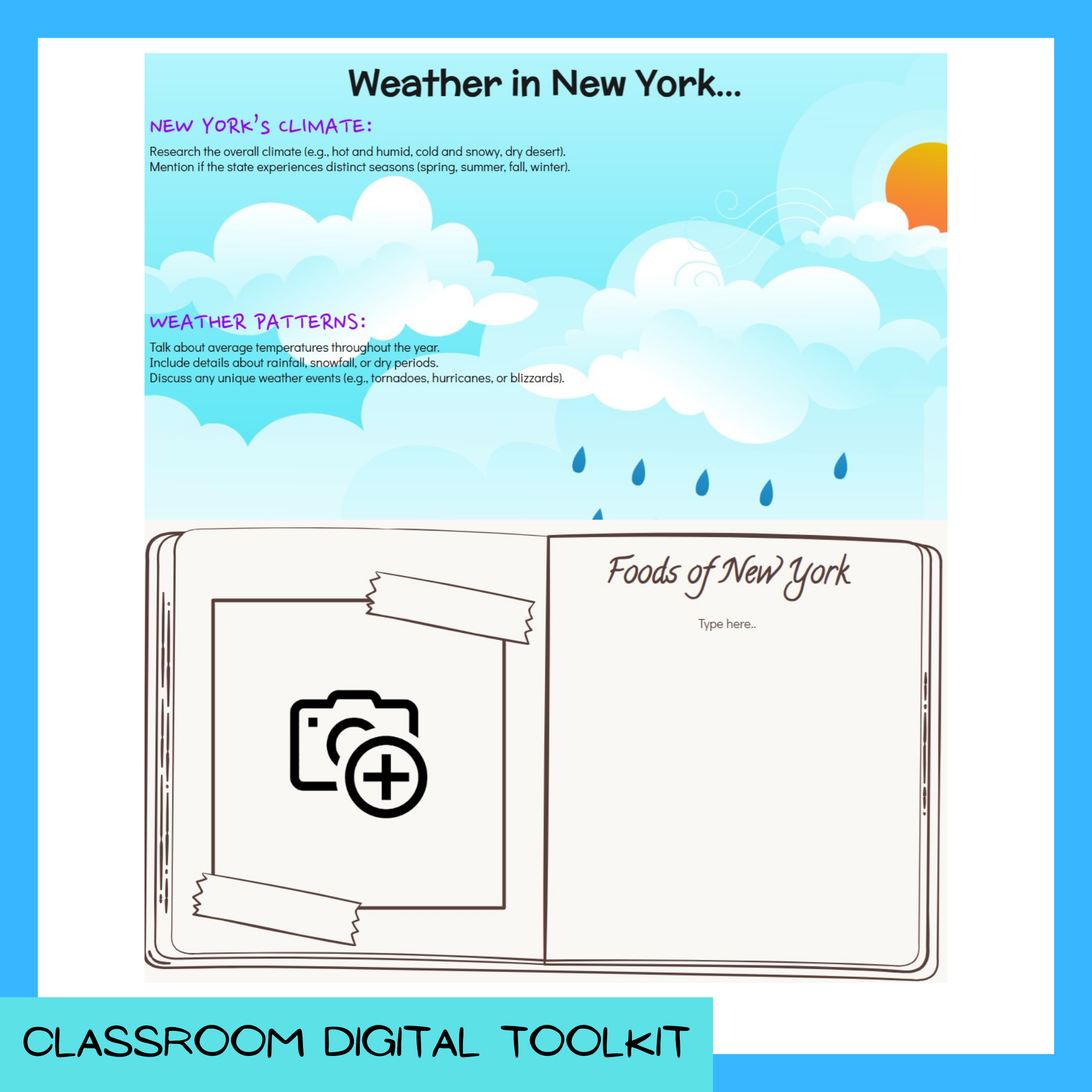 (NEW YORK) USA STATE RESEARCH PROJECT (Google Slides™) | Teaching Resources