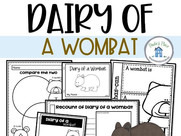 Diary of a Wombat | Teaching Resources