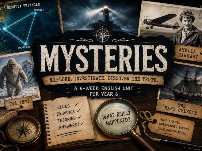 Year 6 Mysteries 6 Week Unit | Teaching Resources