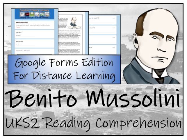 UKS2 Leaders of World War 2 Reading Comprehension Bundle | Digital ...