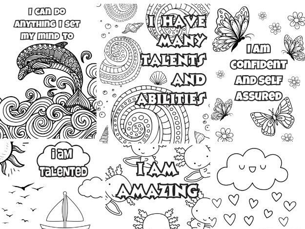 Mindfulness colouring sheets Set 2 | Teaching Resources
