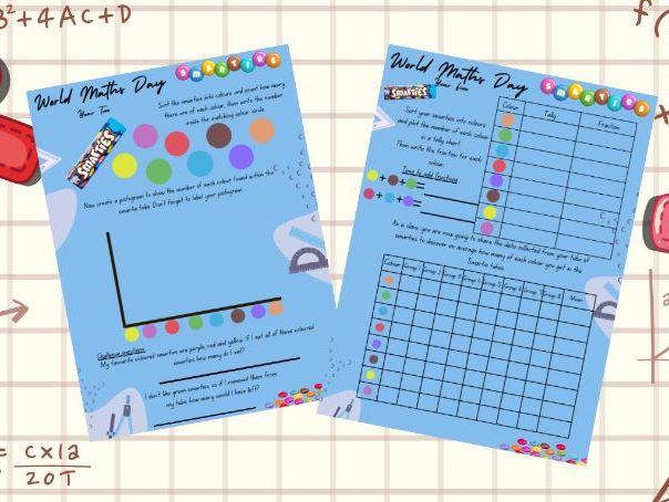 World Maths Day Whole School Smartie Challenge | Teaching Resources