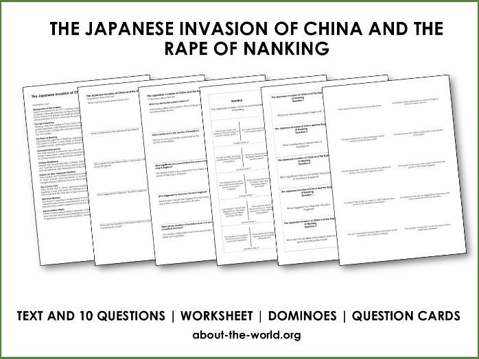 The Japanese invasion of China and the Rape of Nanking | Teaching Resources