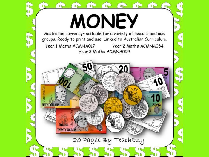 Early Years Money Worksheets: EYFS Maths Resources ǀ Tes