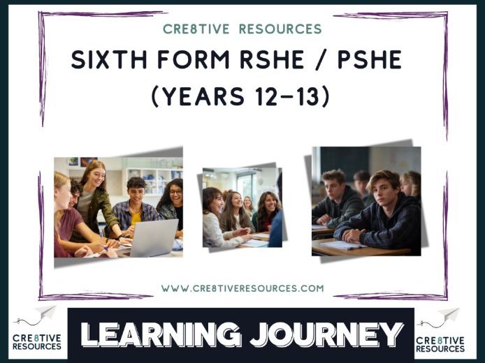 PSHE Sixth Form Y12 and Y13 Learning Journey Road Map | Teaching Resources