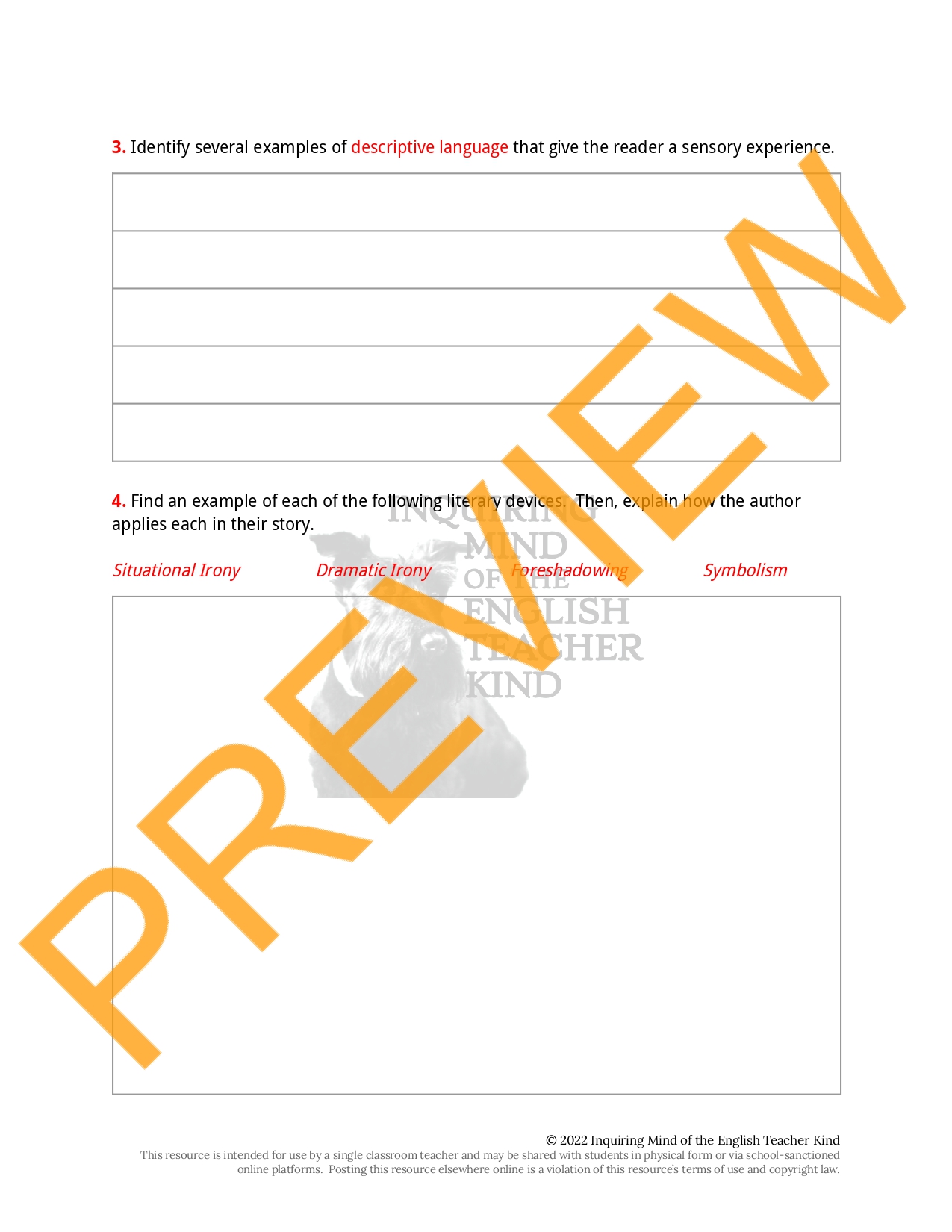 “The Frog King” by the Brothers Grimm Craft Analysis Worksheet ...