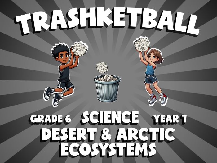 Desert & Arctic Ecosystems TRASHKETBALL Science Game | No-Prep Year 7 ...