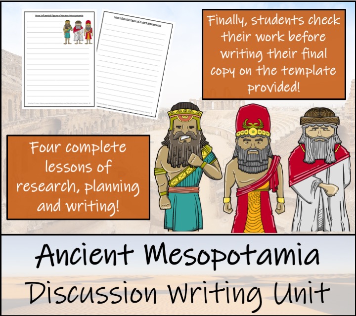 Most Influential Figure of Mesopotamia Opinion Writing Unit | Year 3 or ...
