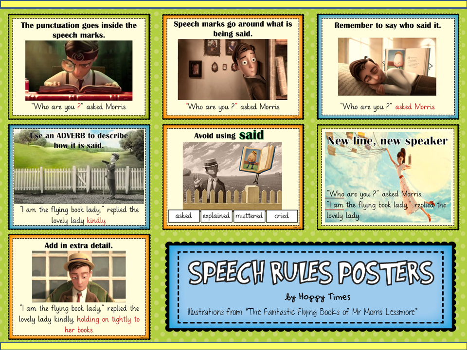 SPEECH Rules Posters For Literacy KS2 Teaching Resources SPEECH Rules Posters For Literacy KS2 Teaching Resources