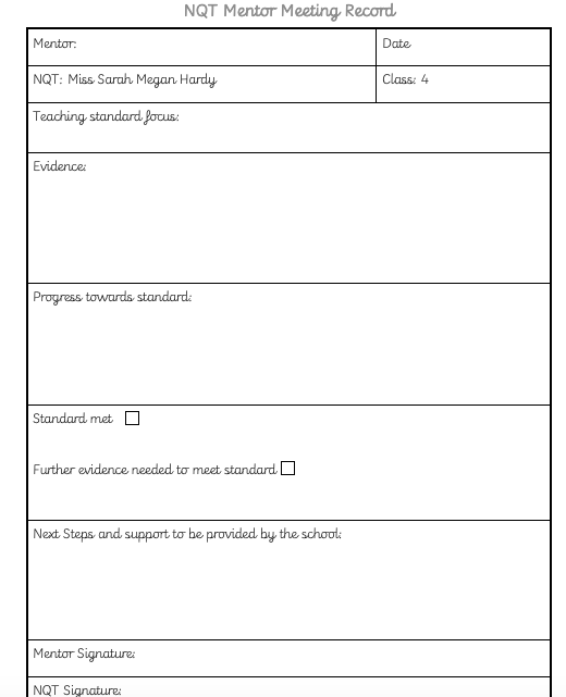 NQT File Templates Teachers Standards Front Cover Lesson NQT File Templates Teachers Standards Front Cover Lesson