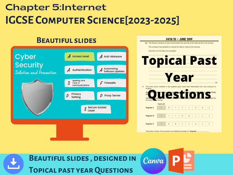 IGCSE Computer Science Chapter 5 - Internet [179x Animated Slide+PYQ ...