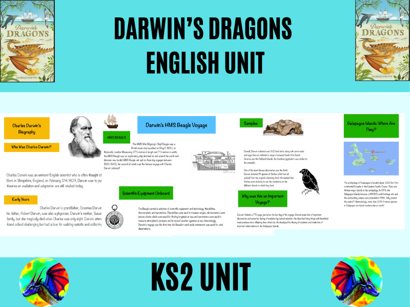 Darwin's Dragons Book Unit: Evolution and English | Teaching Resources