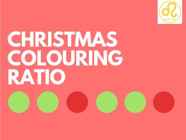 Christmas Colouring Ratio | Teaching Resources