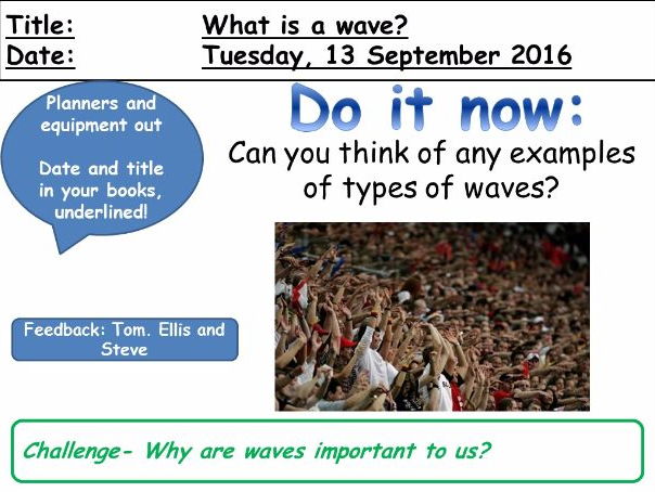 Make waves in science | Tes