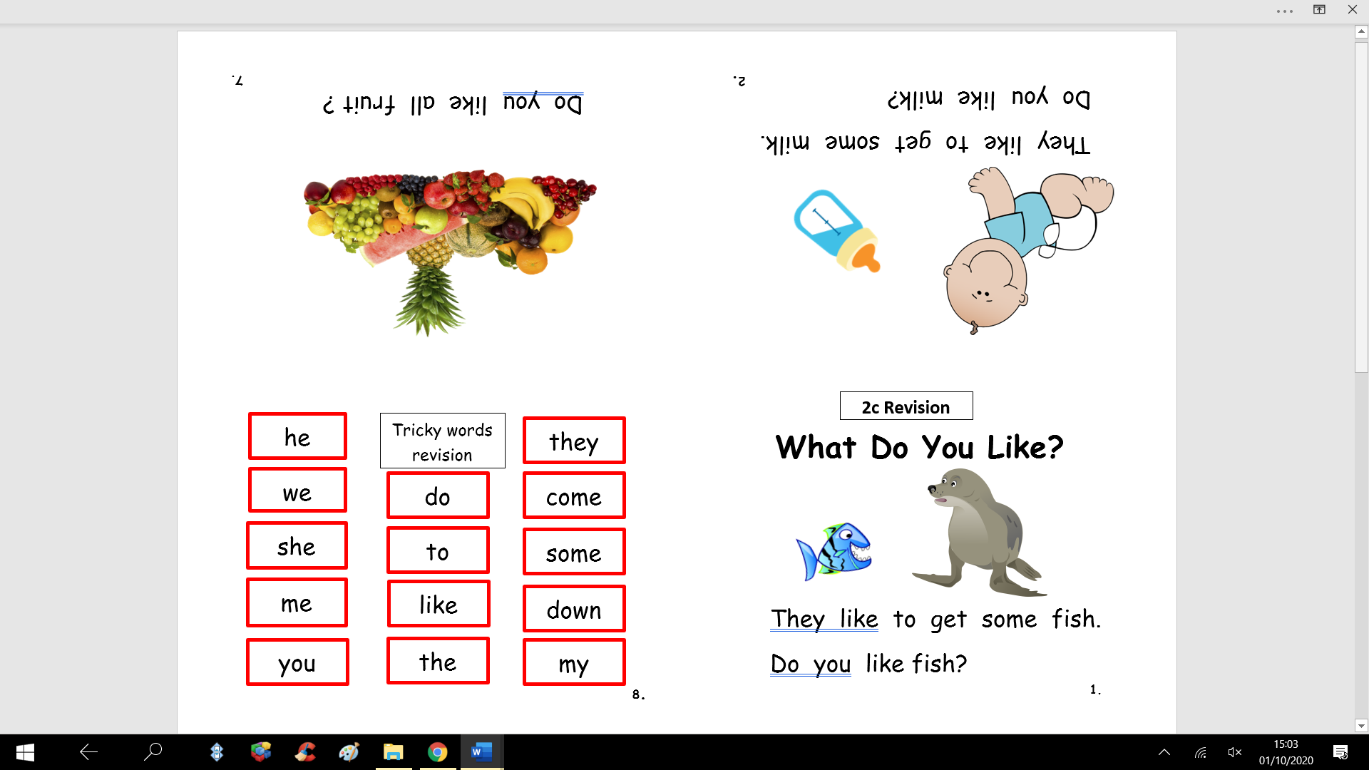 First Reading Book 2c Revision Mrs Pryce's Funny Phonics | Teaching ...
