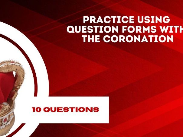 Practice Question Forms with the Royal Family | Teaching Resources