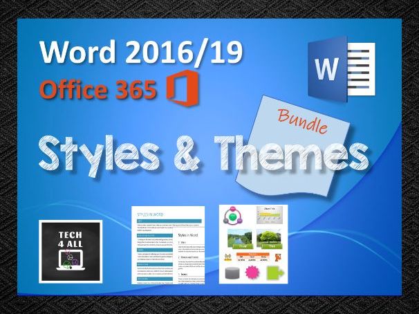 Styles & Themes in Microsoft Word | Teaching Resources
