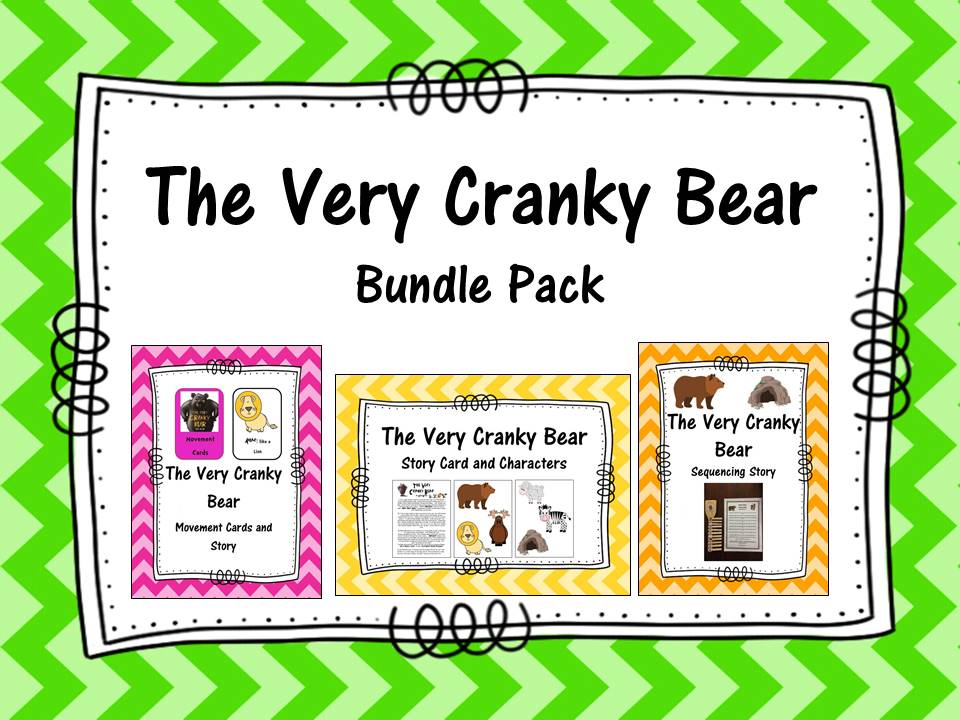 The Very Cranky Bear Bundle Pack | Teaching Resources